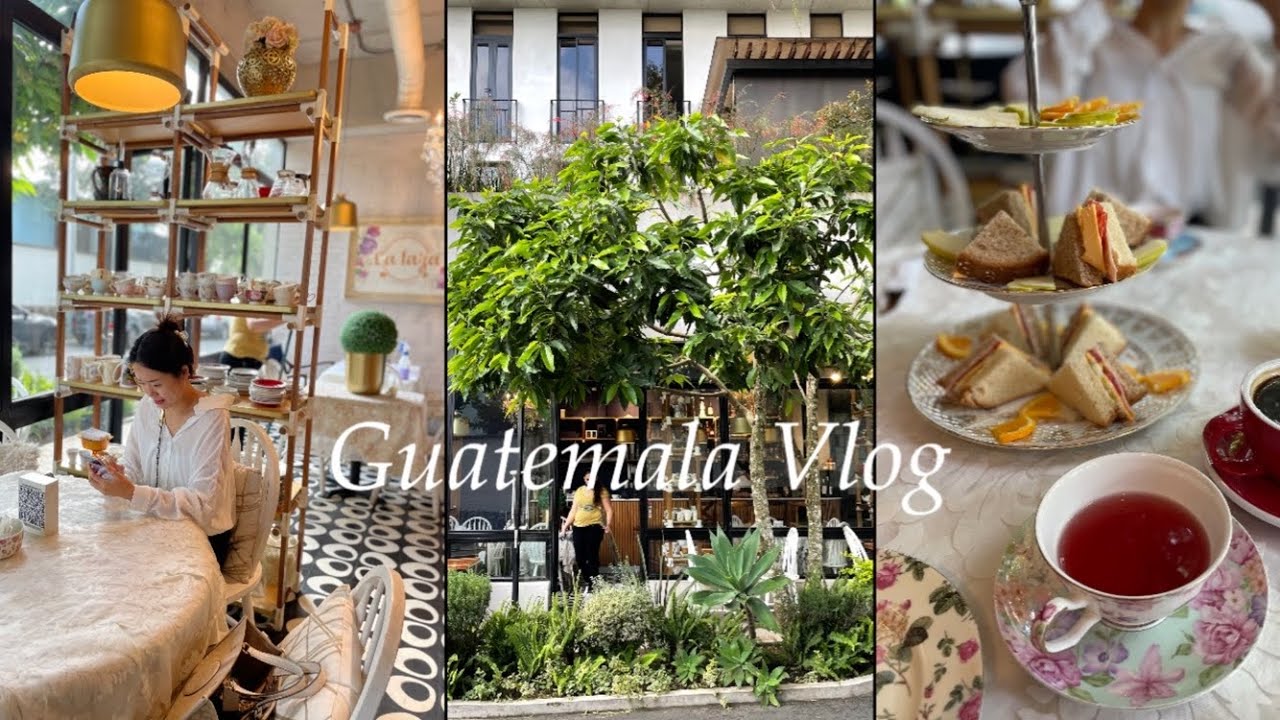 (sub)과테말라🇬🇹Guatemala vlog | 새로 발견한 영국식 tea가게 | 환상의 날씨 | 집밥 브이로그 | 아빠 없는 ...