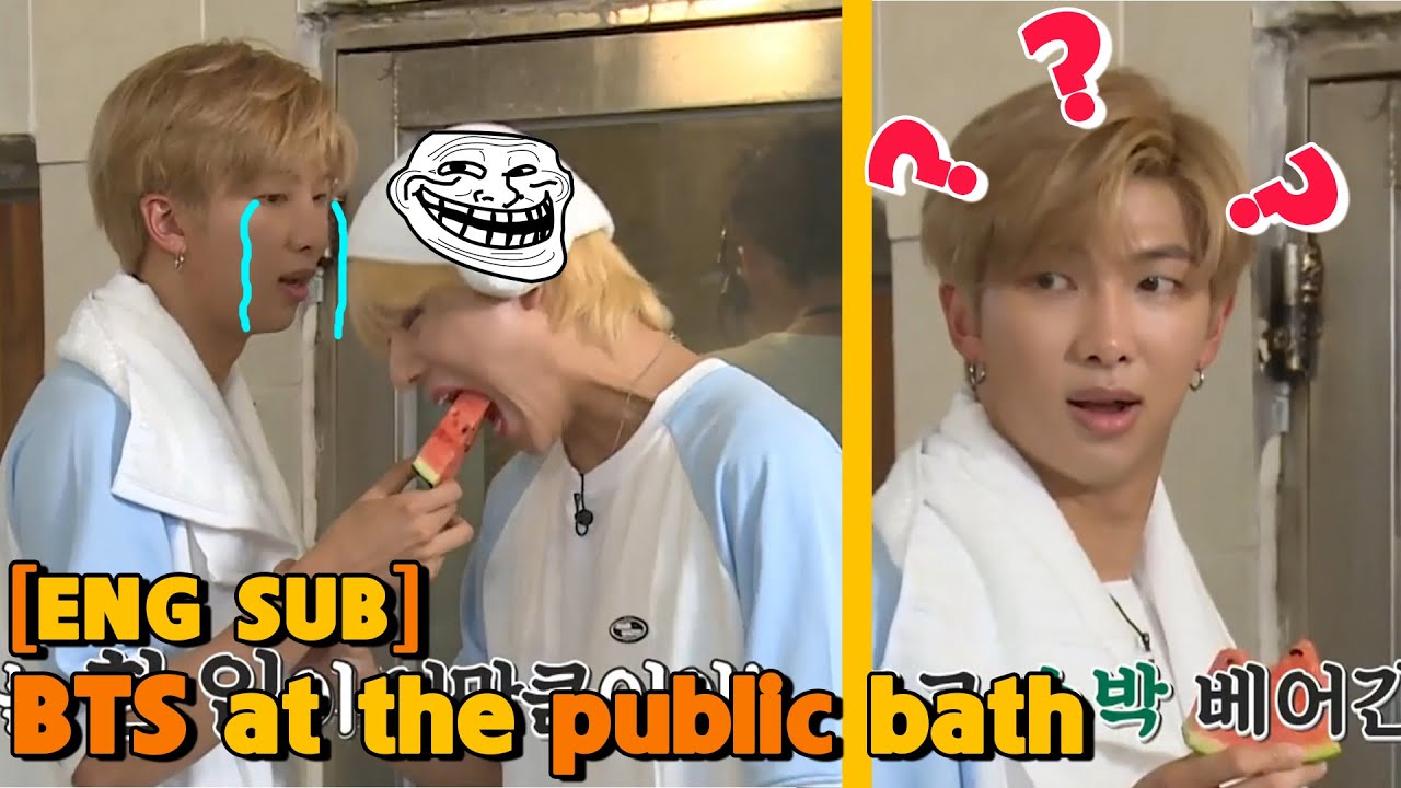 [ENG SUB] BTS at the public bath | RUN BTS ENGSUB - YouTube