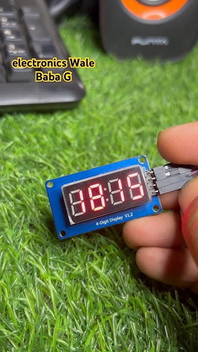 Clock Using 4 Digit Display V12 Nodemcu Esp8266 Diy Iot Nodemcu Shorts Arduinoproject 