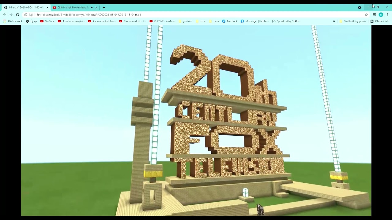 20th century fox television logo minecraft compilation - YouTube