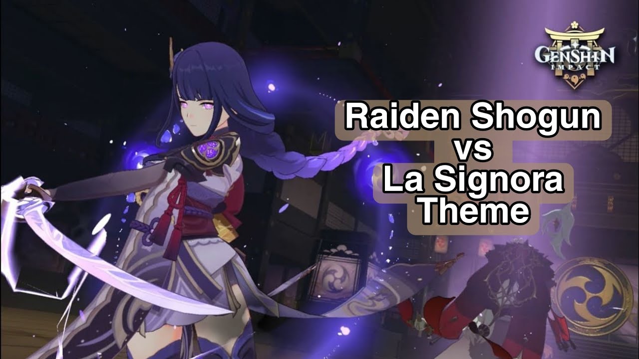 [Genshin Impact] Wreck of Eternal Bane - Raiden Shogun and Signora ...