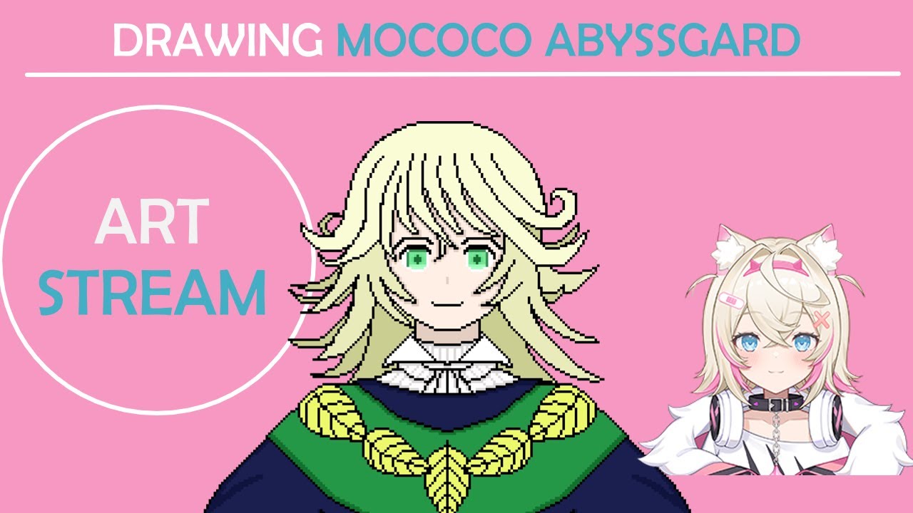 Drawing Mococo! (Pixel Artist Attempts Krita) - YouTube