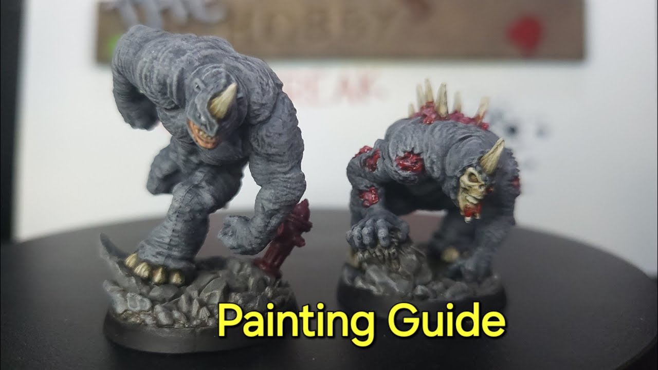 Marvel Zombies Rhino Painting Guide - YouTube
