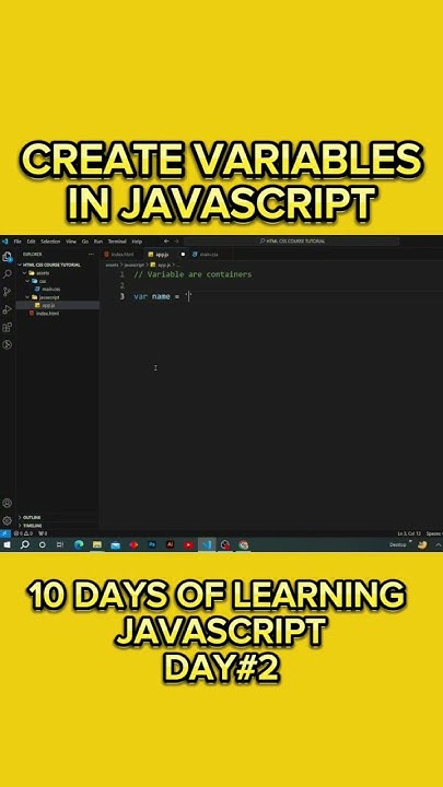 Javascript Variables Javascript Javascripttutorial Javascriptinterview Js
