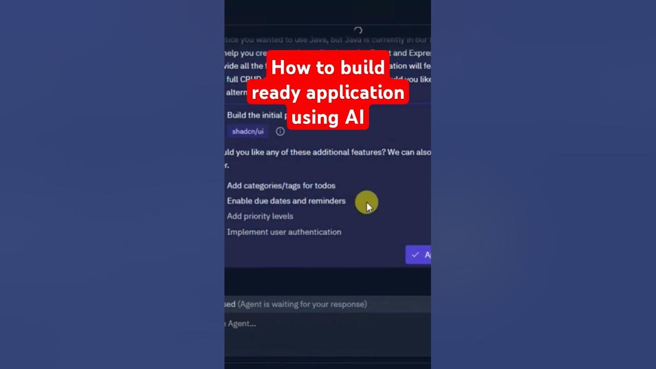 How to build an application using AI #aiapps #aidevelopment #coding #shorts - YouTube