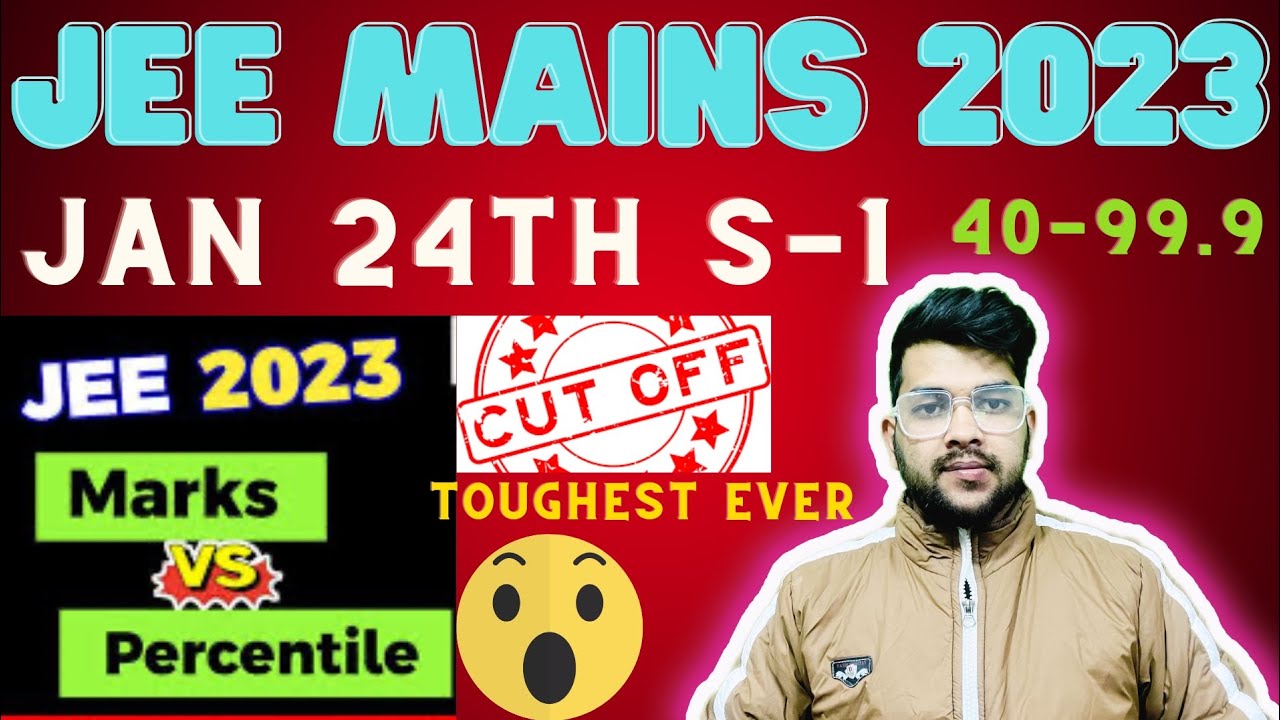 Jee Mains 2023 Marks Vs Percentile 24th January Shift 1 Cutoff jee-mains-2023-marks-vs-percentile-24th-january-shift-1-cutoff