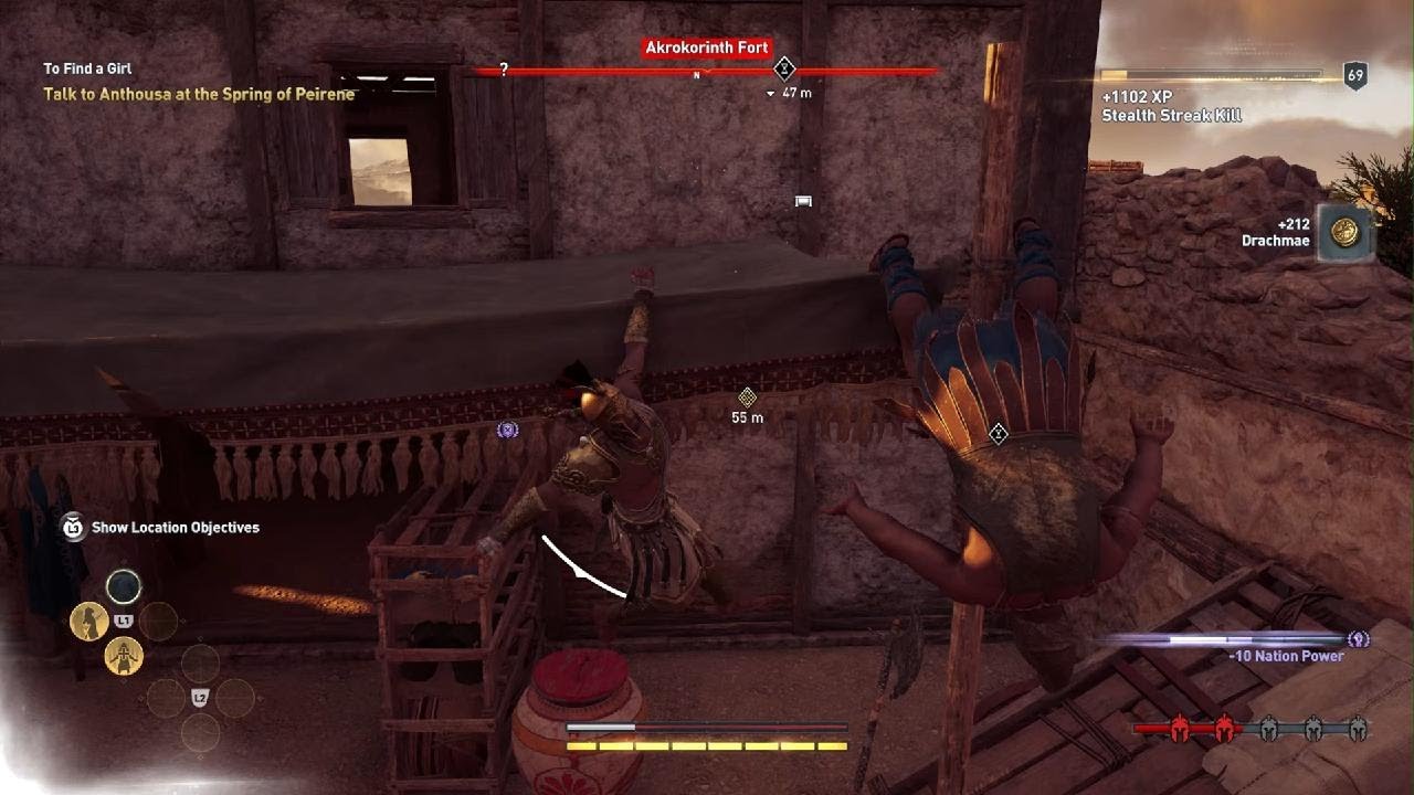 Assassin's Creed Odyssey tricks with Nyx Ability - YouTube