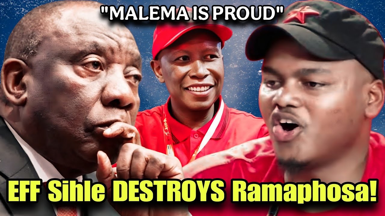 EFF Sihle Lonzi BRUTALLY DESTROYS Ramaphosa Leaves Julius Malema Proud ...