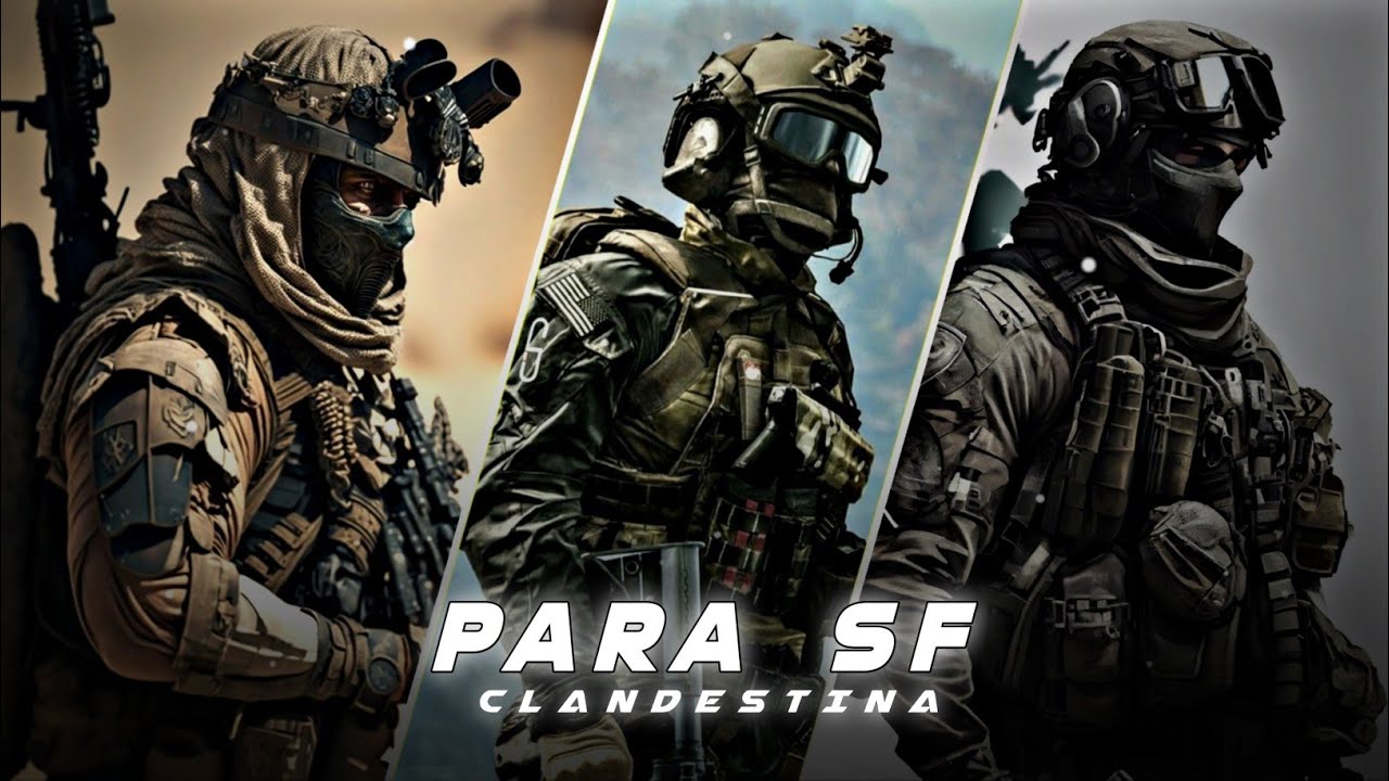 para commando x clandestina || para commando edit || clandestina edit - YouTube