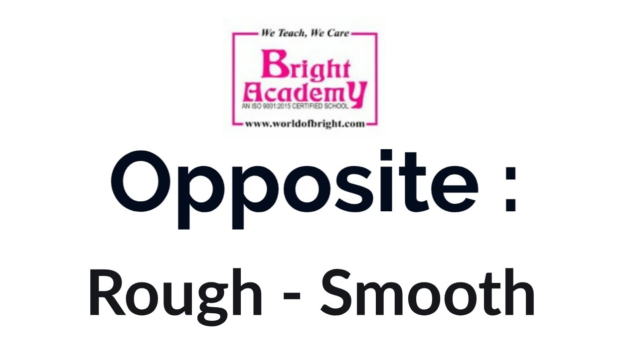 Learning : Opposites - Rough/Smooth (Playgroup) - YouTube