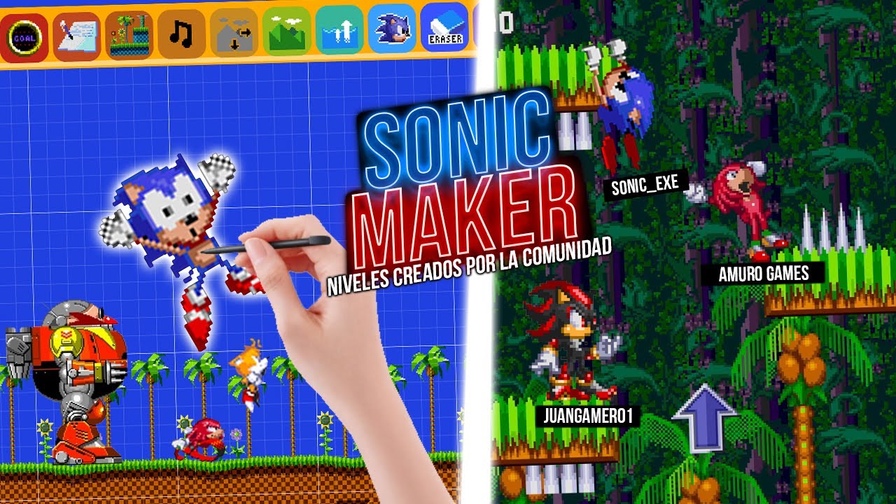 SONIC MAKER multiplayer | La comunidad crea sus PROPIOS NIVELES de ...