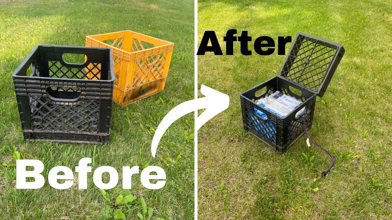 The ultimate kayak fishing crate!!! (So Cheap)!!! - YouTube