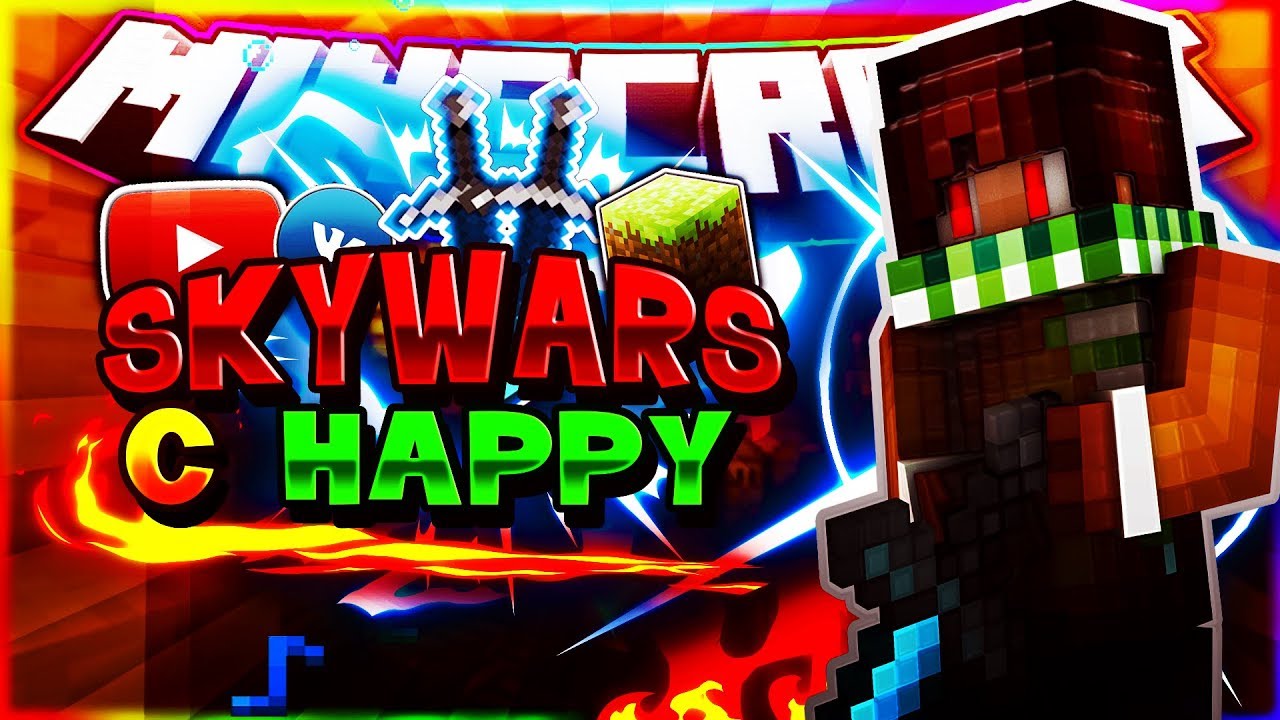 Skywars с Happy [litecloud skywars] - YouTube