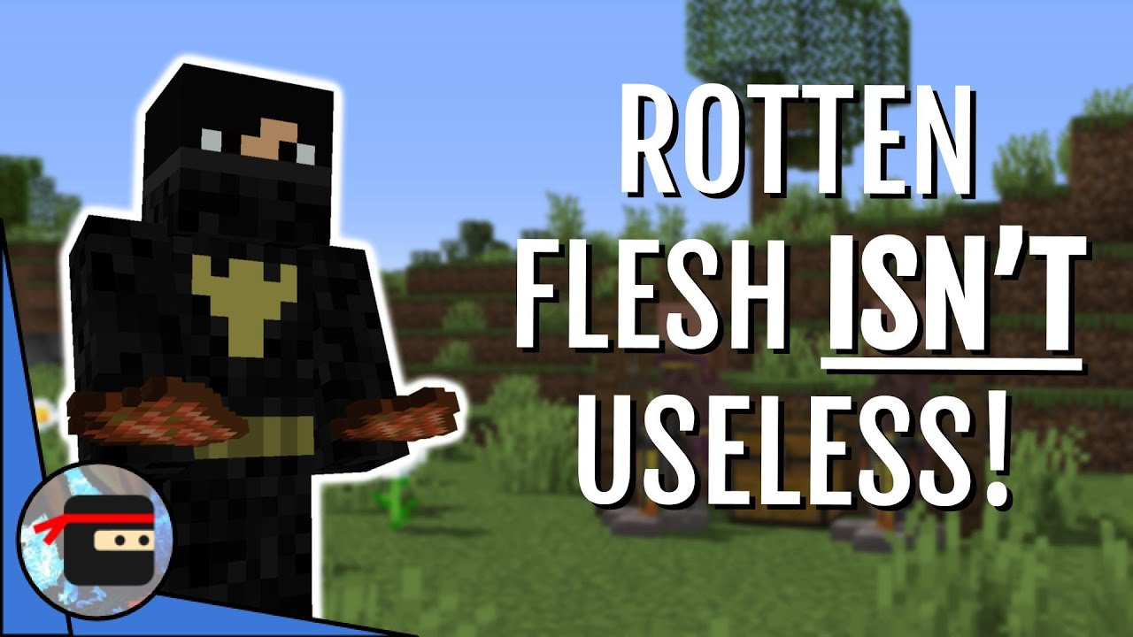 Stop THROWING Away ROTTEN FLESH! | Minecraft Quick Tips - YouTube