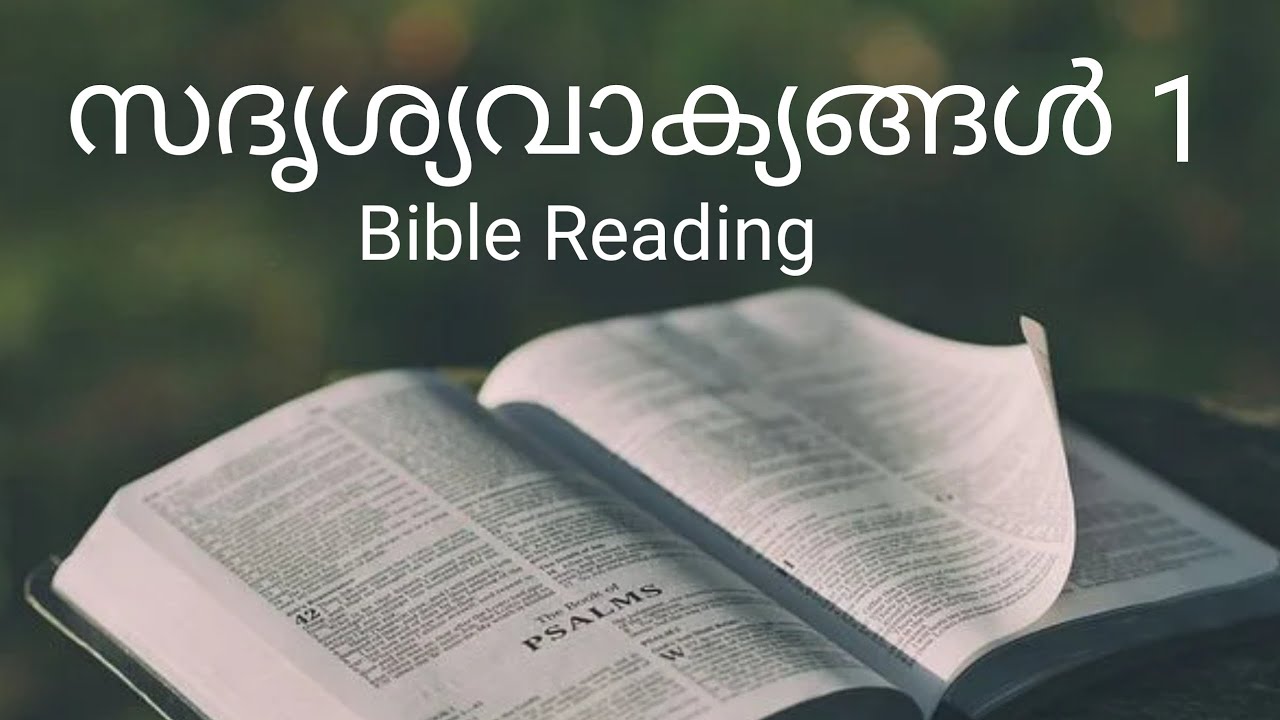 Bible reading read by Mrs. J. M Sheeja - YouTube