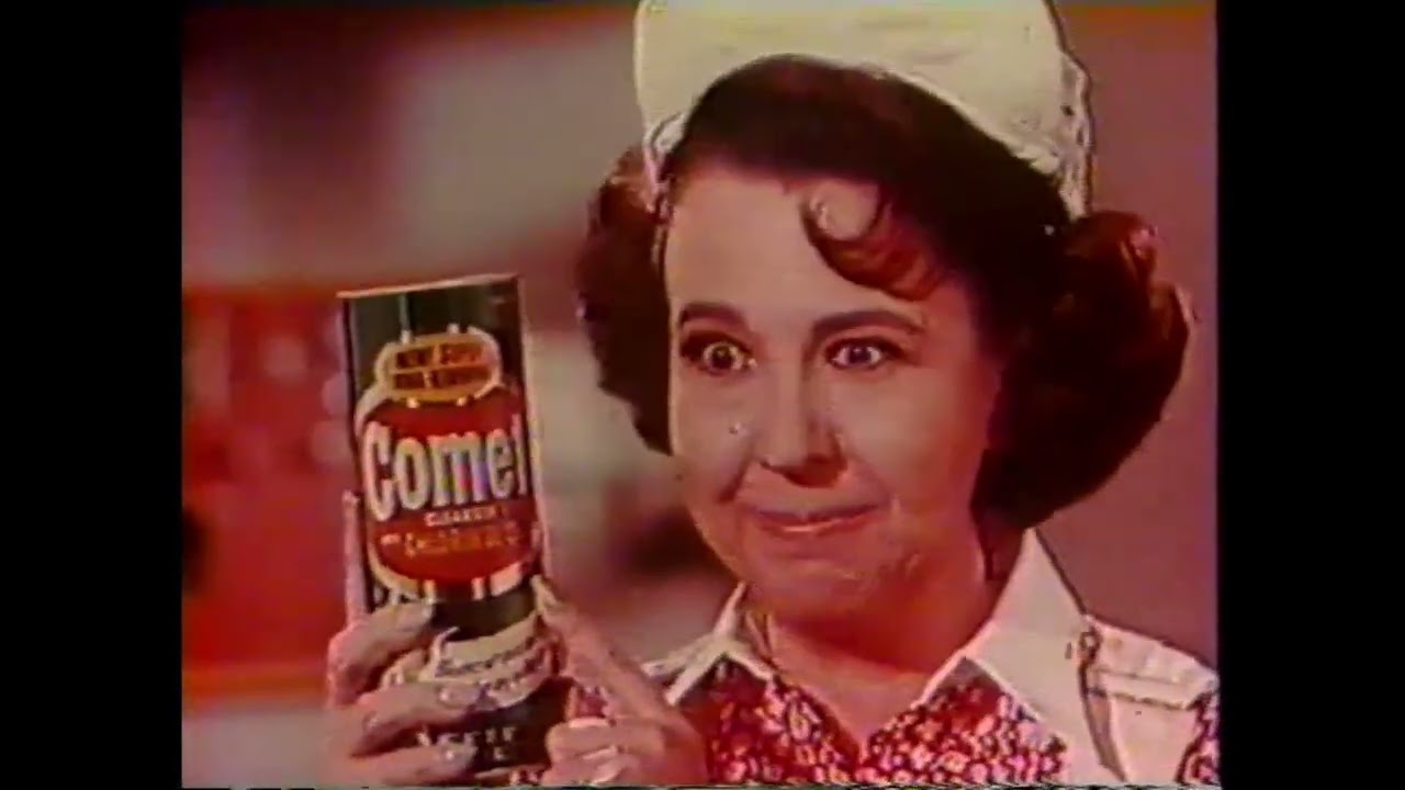 Retro New Super Comet Cleanser Commercial 60s Josephine's Plumbing ...