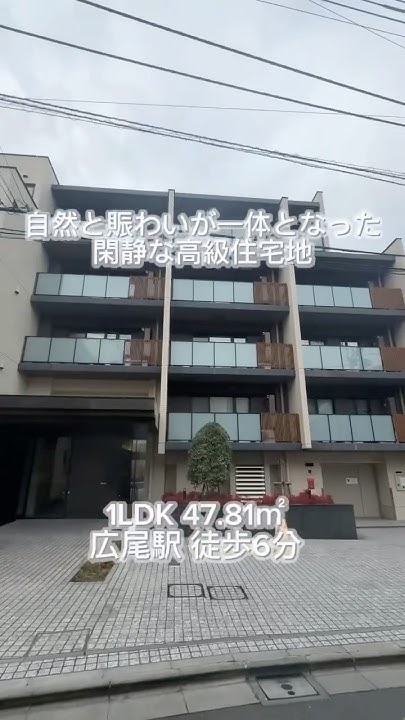 【広尾駅 徒歩6分 1LDK 47.81㎡】詳しくはインスタproperty__designで🔍 #不動産 #賃貸 #お部屋探し #高級賃貸 #賃貸 #内見 #広尾 #shorts - YouTube