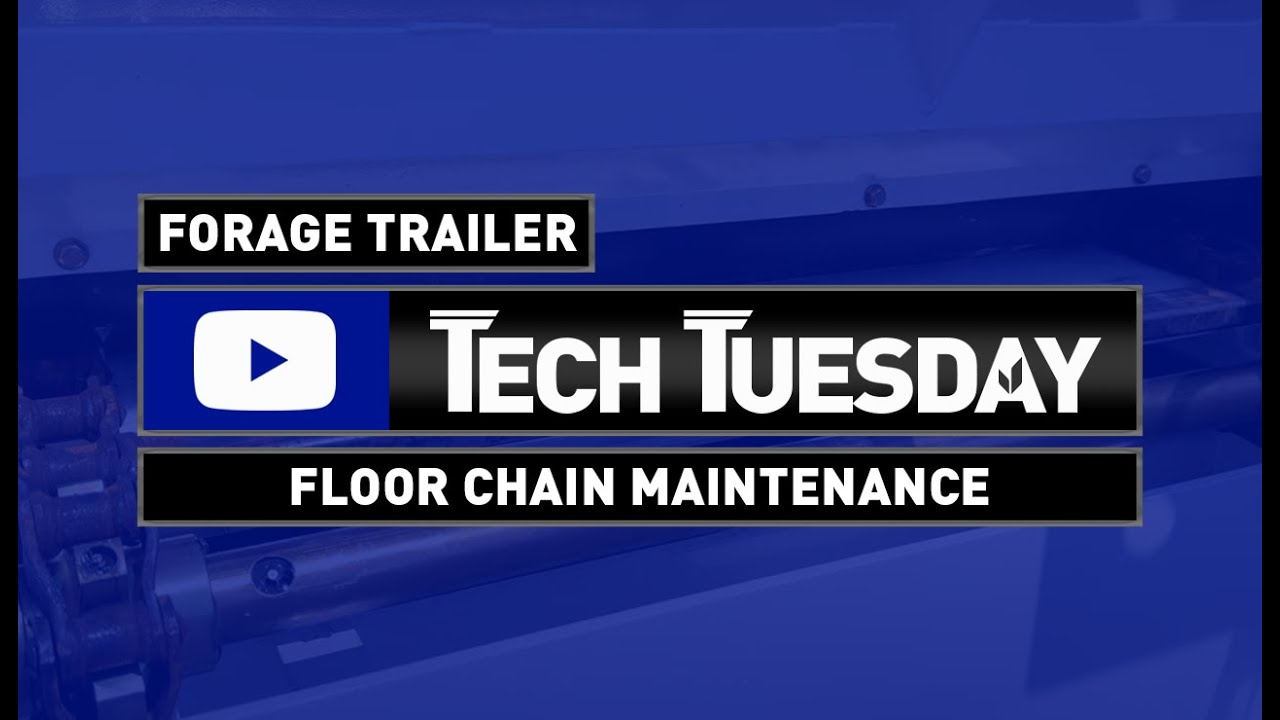 Tech Tuesday - Forage Trailer Floor Chain Maintenance - YouTube