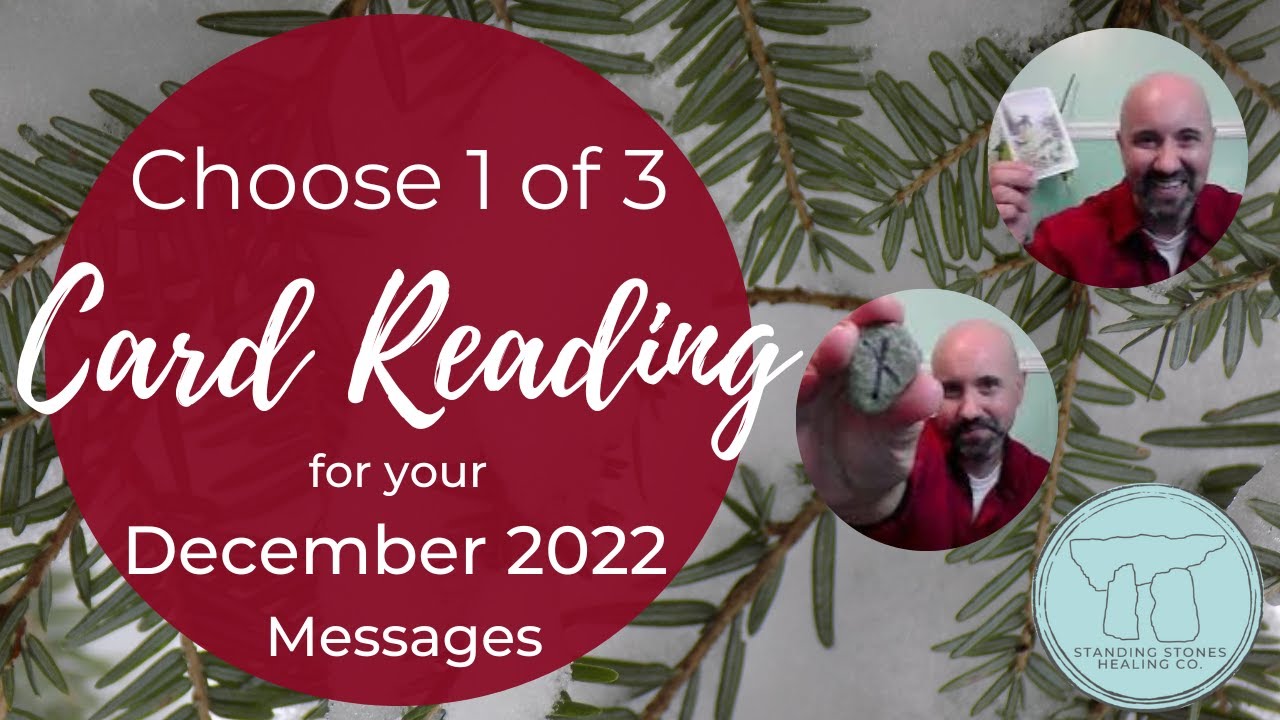 December Choose 1 Of 3 Card Reading Choose Number 1 2 Or 3 For Your