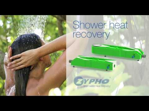 Shower Drain Heat Recovery - ZYPHO Shower Heat Recovery - YouTube