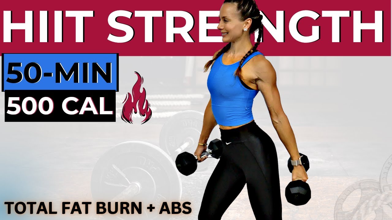 50-MIN INTENSE METABOLIC HIIT WORKOUT (total body weight loss, lean ...