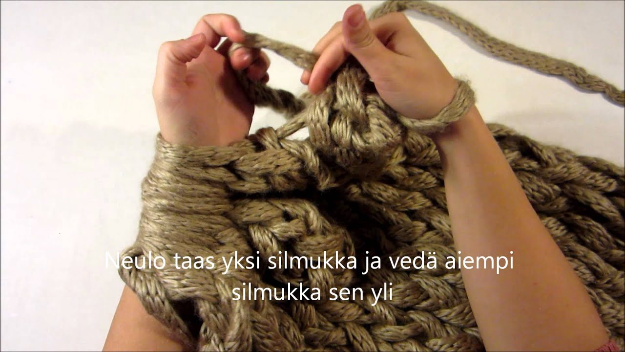 Käsivarsi neulonta - YouTube