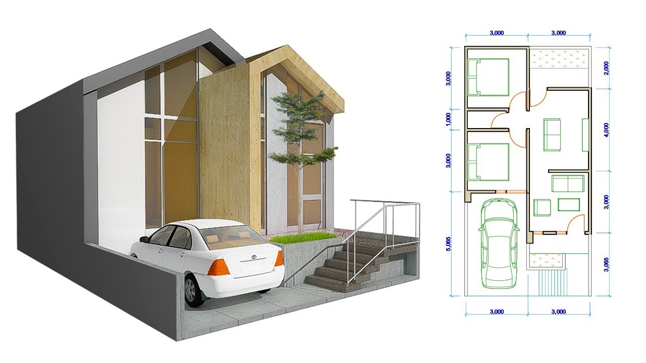 Creative Simple Small house design Speed - YouTube