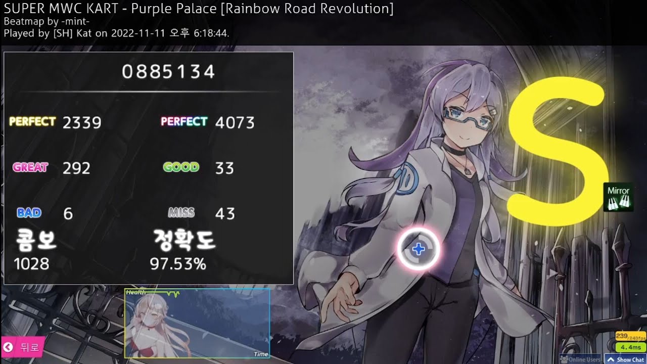 [osu mania] Purple Palace 97.53% - YouTube