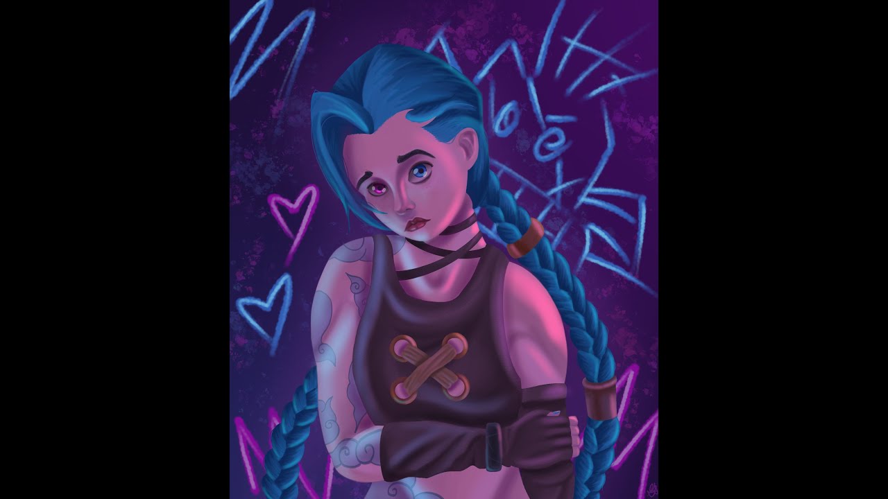 Fan Art Time! Drawing Jinx from Netflix's Arcane - YouTube