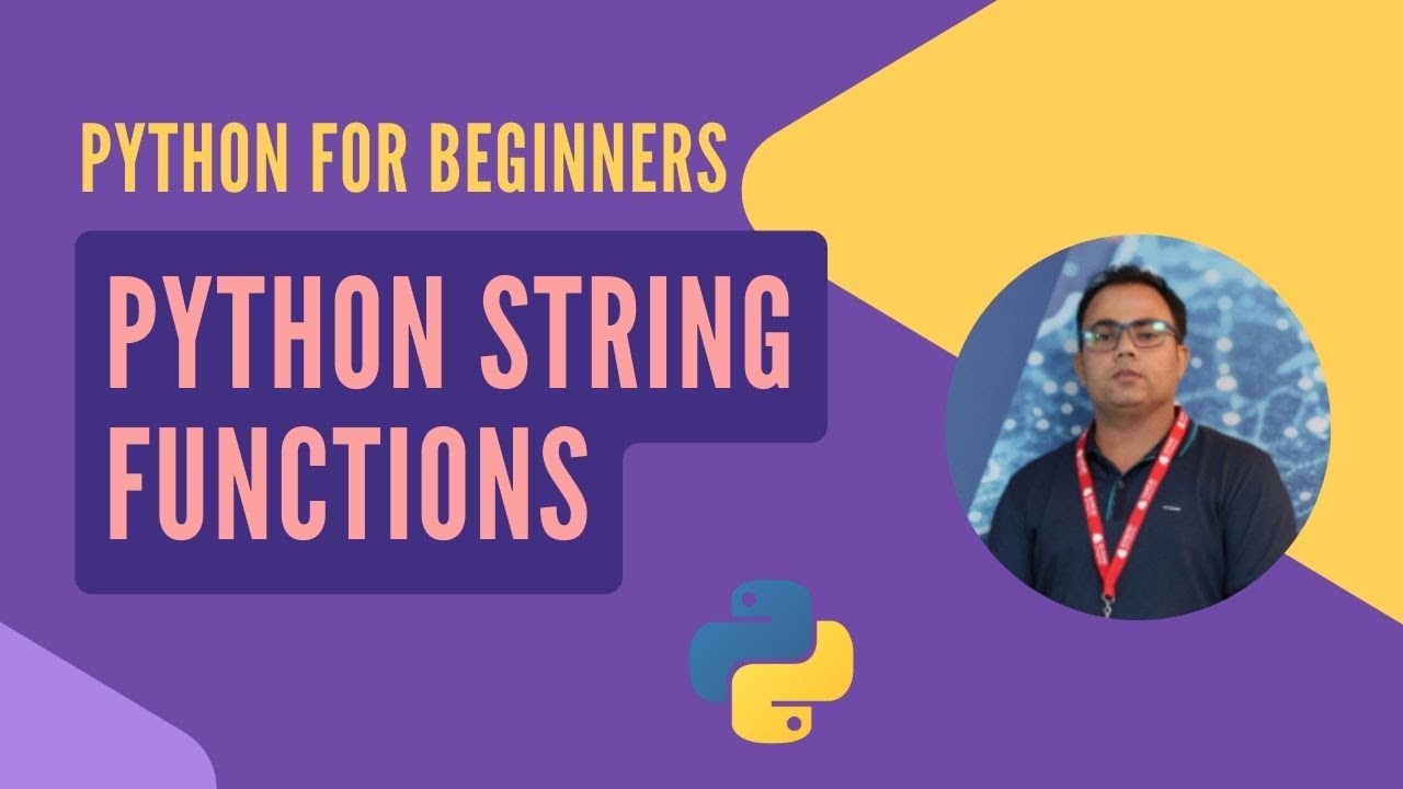 Python String Function Python String Manipulation Youtube 9196