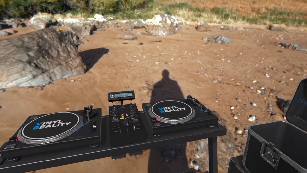 Vinyl Reality Lite - DJ in Mixed Reality - Meta Quest Pro - YouTube