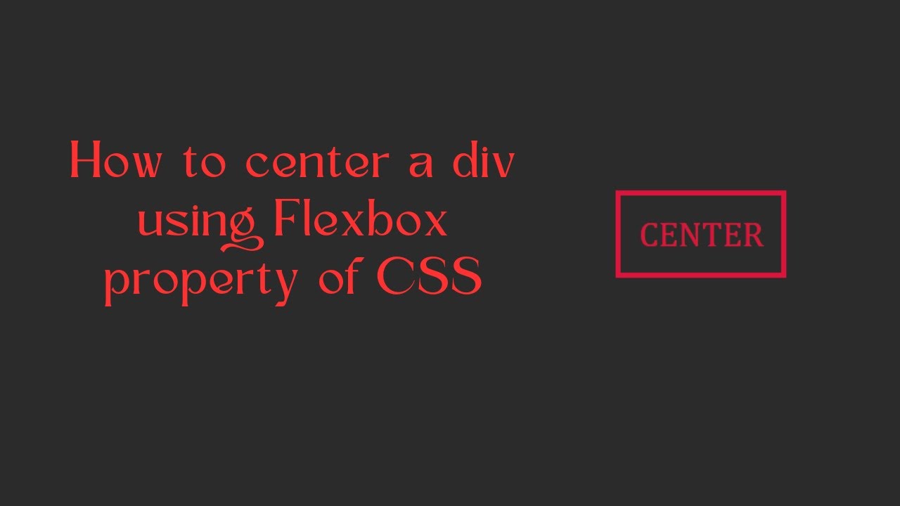 How to center a div using Flexbox property of CSS #javascript #frontend ...