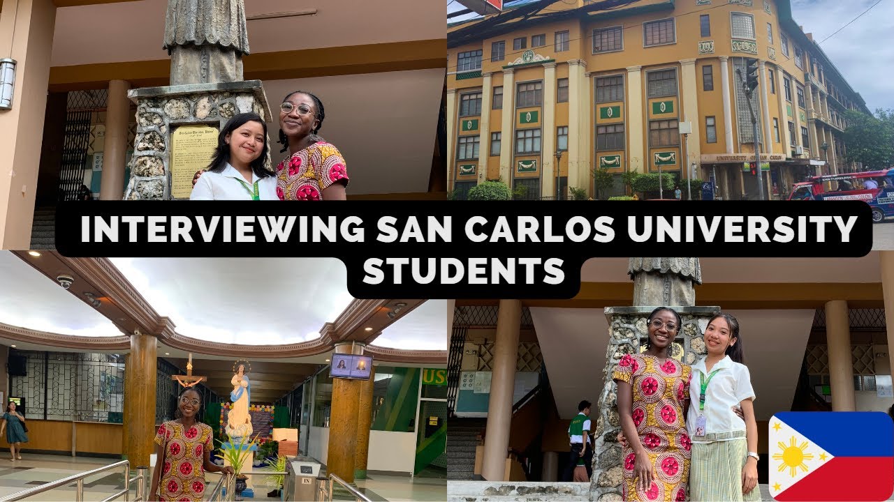 INTERVIEWING FILIPINO STUDENTS IN SAN CARLOS UNIVERSITY🇵🇭 - YouTube