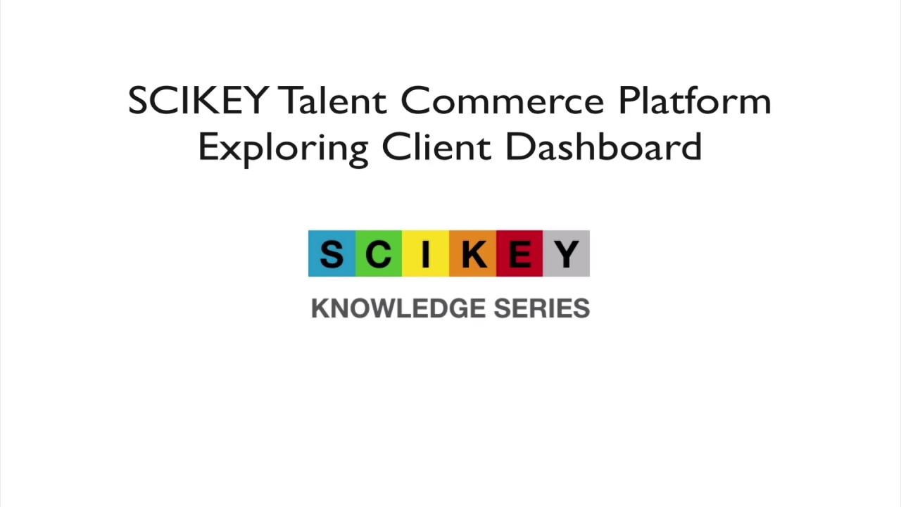 Exploring Dashboard of SCIKEY Talent Commerce Platform - YouTube