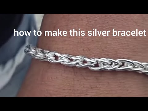 How to make this bracelet| silver bracelet| chandi ka braslet ...