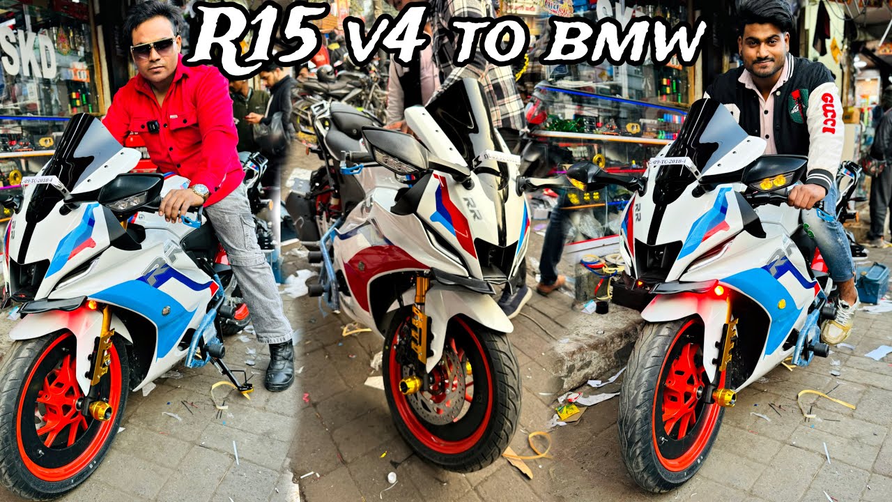 Yamaha R15 Ko bmw s1000rr bana Diya | R15 modification | R15 V4 ...