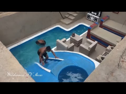 Hard Work to Build Underground House with Private Underground Living ...
