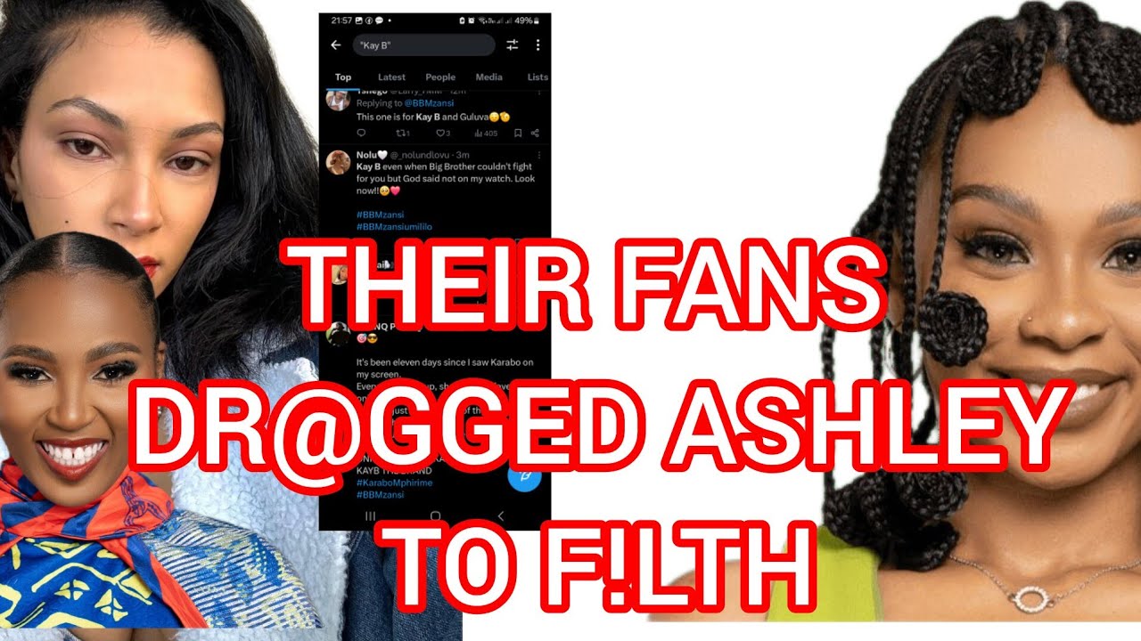 Ashley got dr@gged to f!lthy by kaybee and Mshini fans #bbms5 # ...