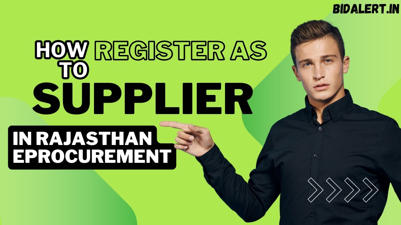 How to Register as a Bidder in Rajasthan EProcurement Site ...