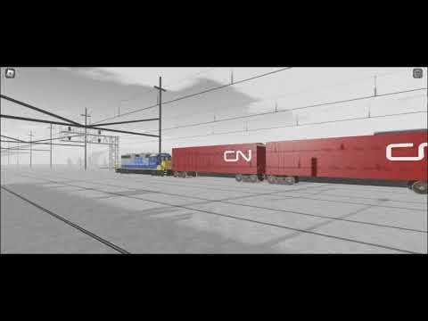 ROBLOX Railfanning at Princeton Junction, NJ S33E117: CSX Local Freight Train - YouTube