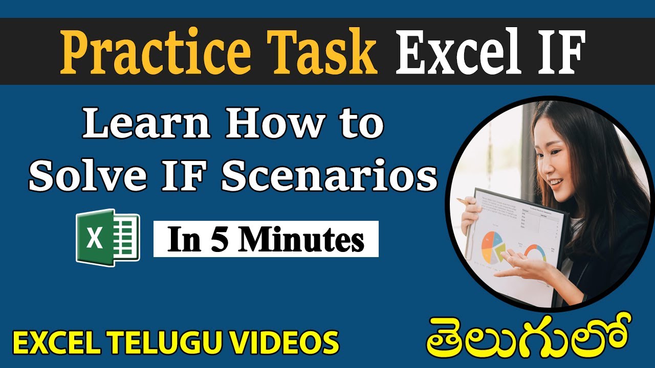 Master IF Scenarios in Excel | Practice Complex IF Conditions (Telugu ...