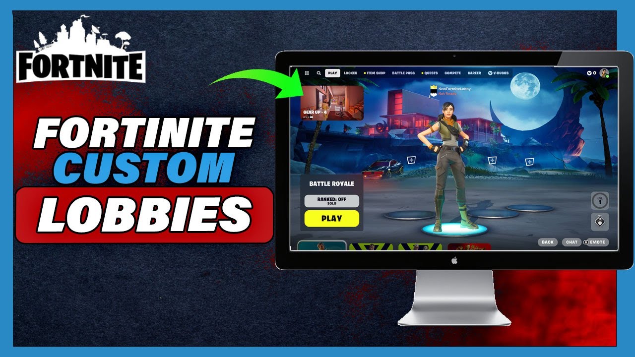 How To Create Custom Game Lobby In Fortnite | (Quick & Easy 2025) - YouTube