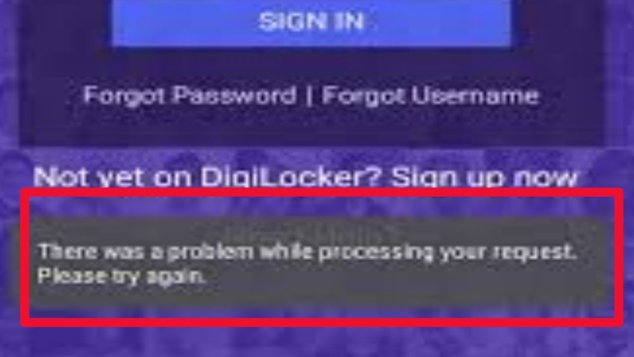 Fix We Are Unable To Process Your Request At This Time Received Invalid 7882