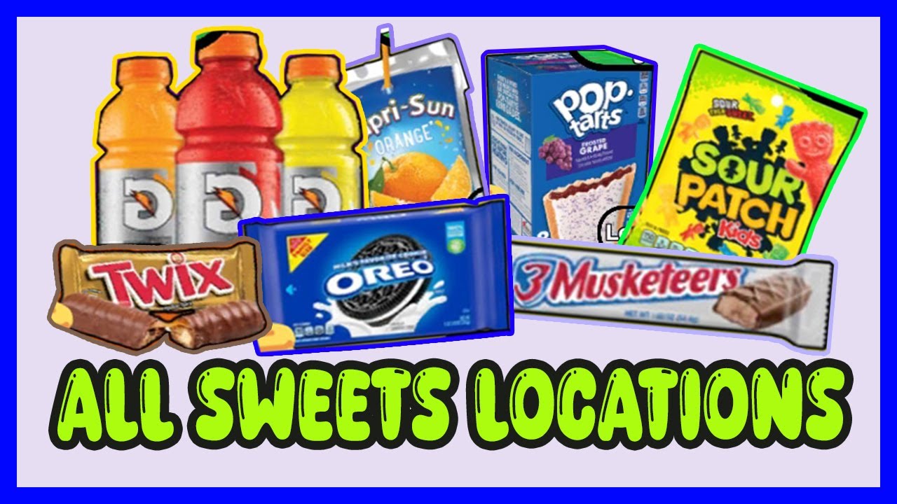 Roblox Find The Sweets All Location (With Timestamp) - YouTube