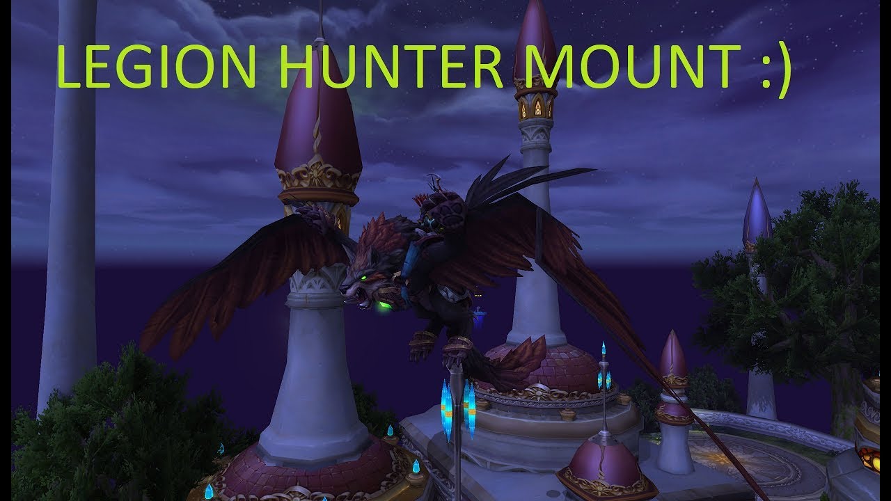 Legion Hunter Class Mount Quest - YouTube