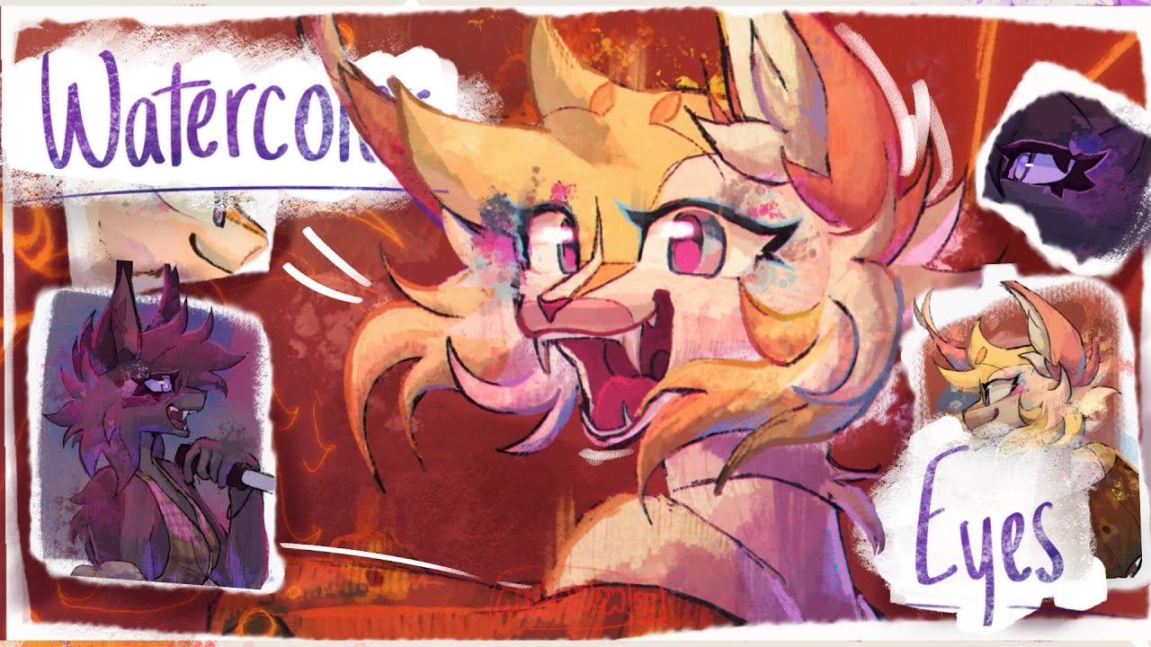 Watercolor Eyes [ORIGINAL (?) ANIMATION MEME/PMV] - YouTube