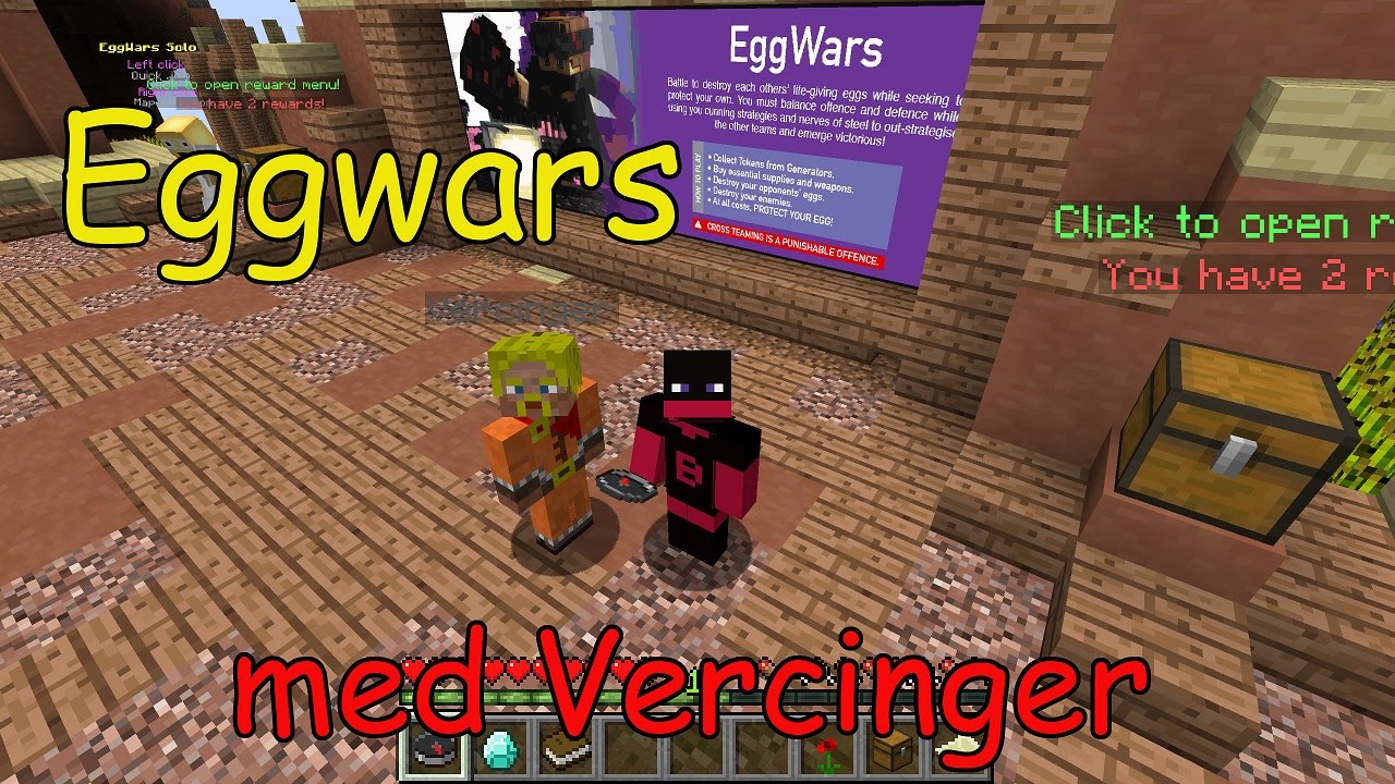 Dansk Minecraft: Eggwars - Med Vercinger - YouTube
