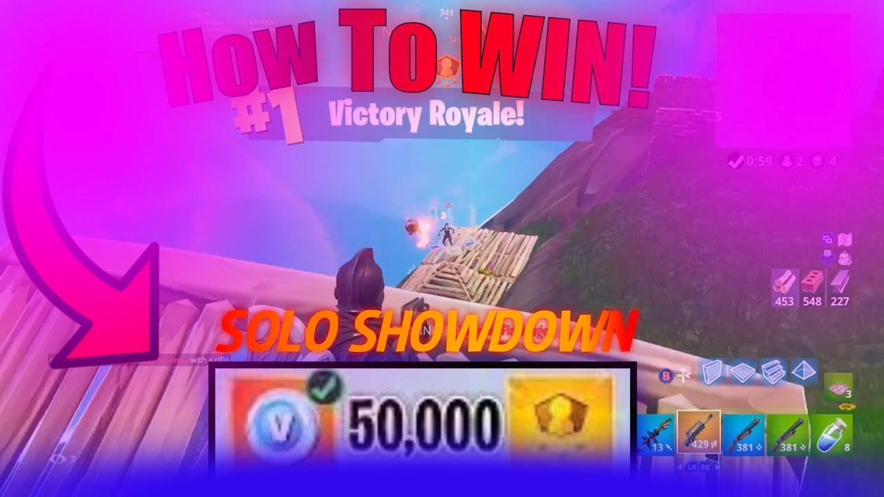How to WIN in the NEW SOLO SHOWDOWN GAMEMODE // Fortnite : Battle ...