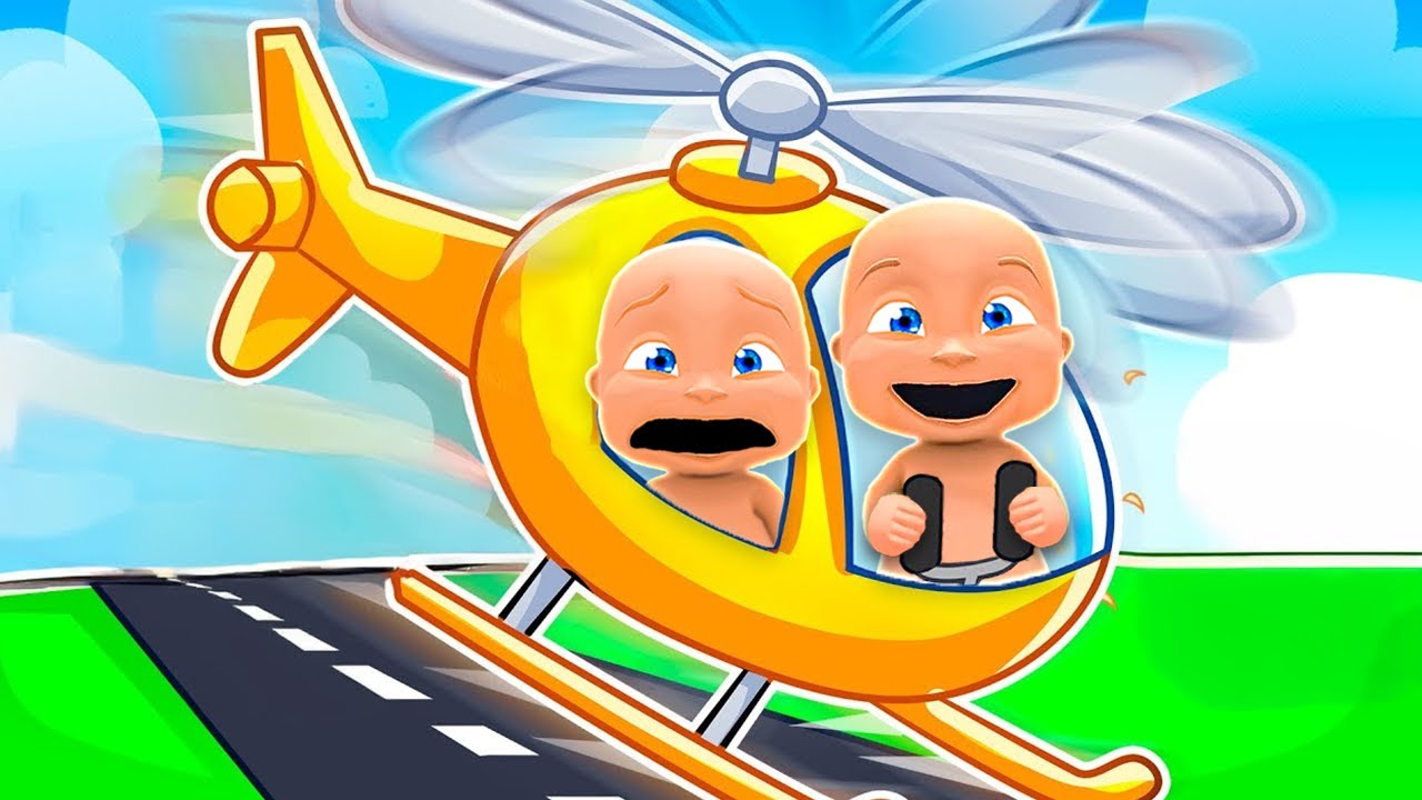 Babies fly 7,982,345 MILES in a HELICOPTER! (a dusty trip) - YouTube