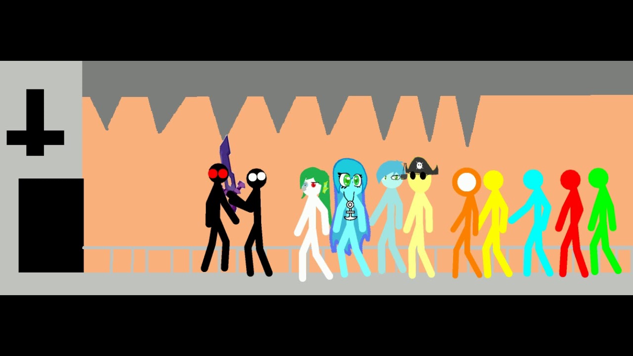 lucha de stickman 2 equipo stickman vs ceus exe - YouTube